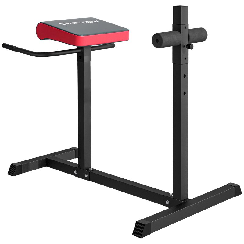 Back Extension Roman Chair, Hyperextension Bench with Adjustable Leg ...